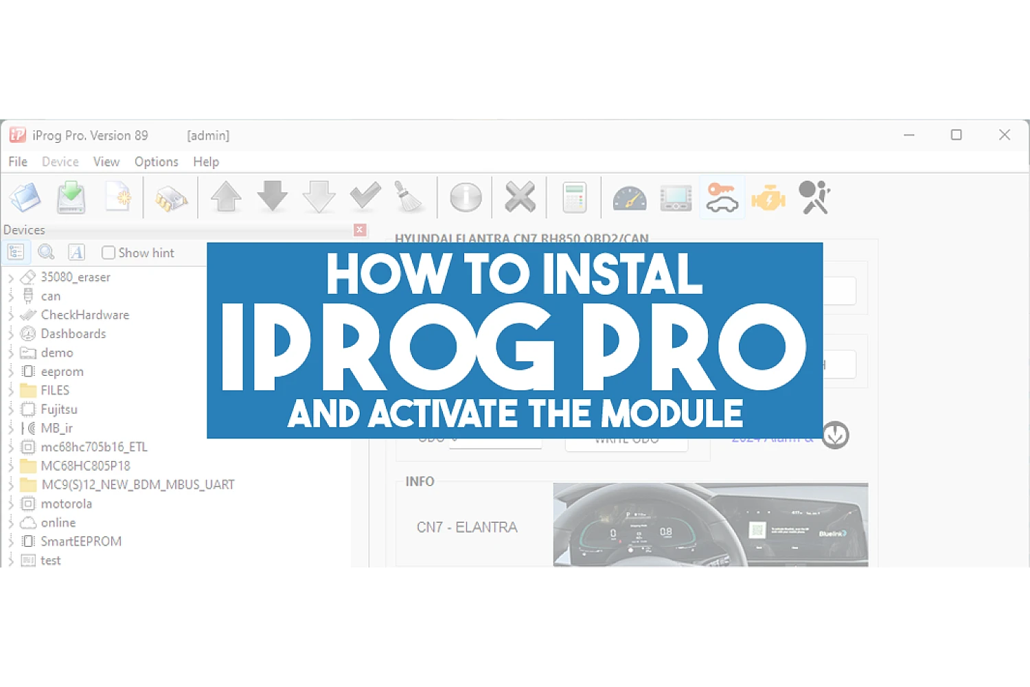 Installation and activation scripts iProg Pro